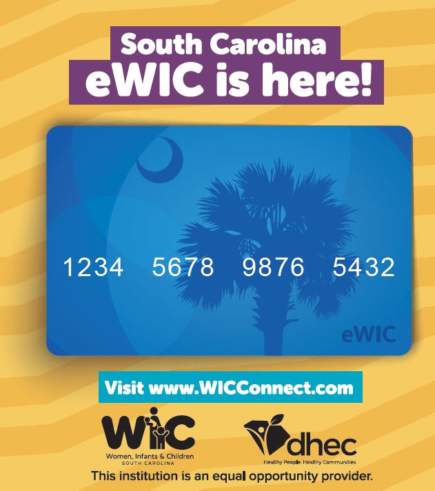 WIC 공인 공급업체를 위한 eWIC 정보 | South Carolina Department of Public Health