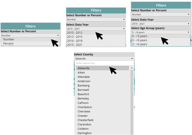 Navigating the Childhood Lead Dashboard | South Carolina Department of ...